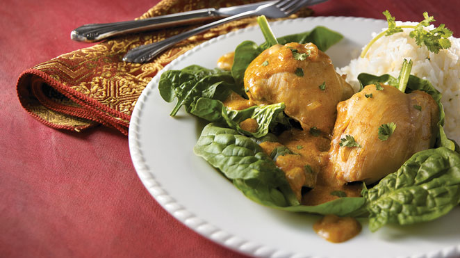 Indian Style Chicken Thighs Recipe | IGA